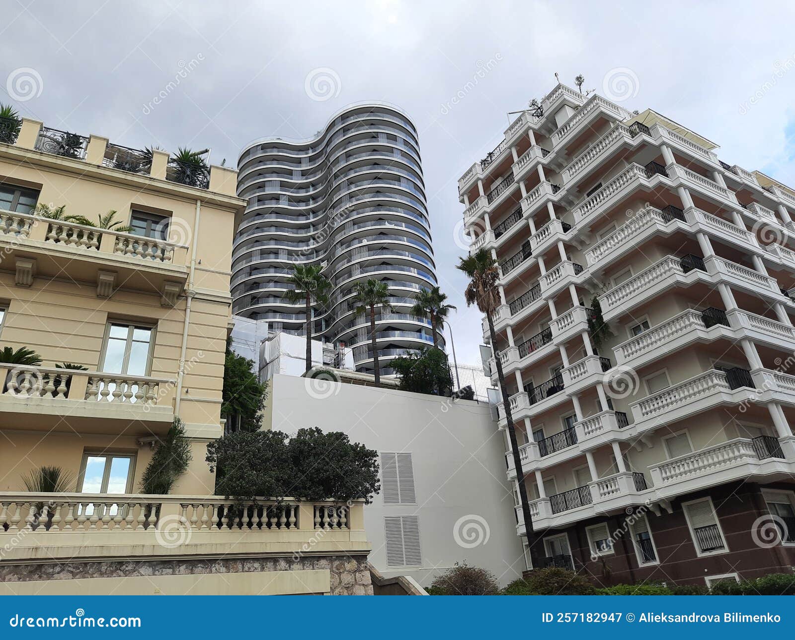 Monaco Tower House Metropolis Stock Image - Image of city, metropolis ...