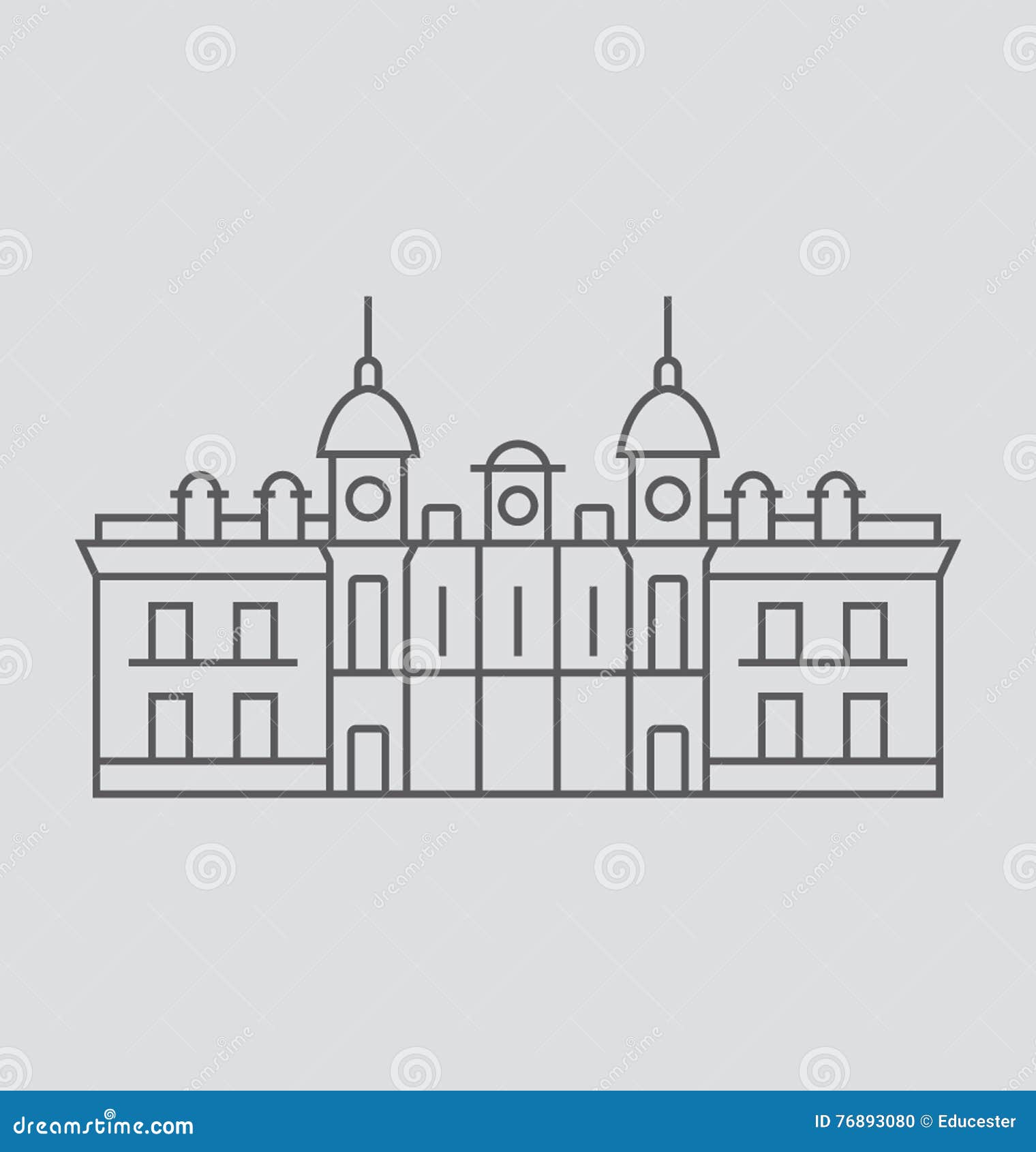 Monaco Vector Illustration stock illustration. Illustration of landmark ...