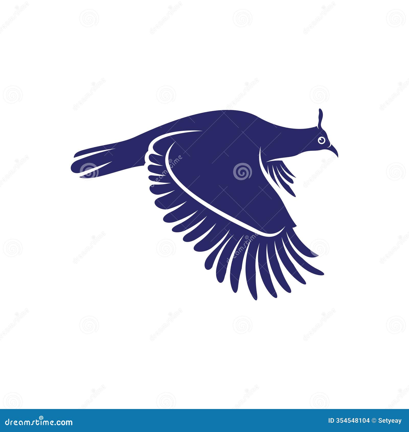 Monal Himalayan Design Vector Illustration. Monal Himalayan Silhouette ...