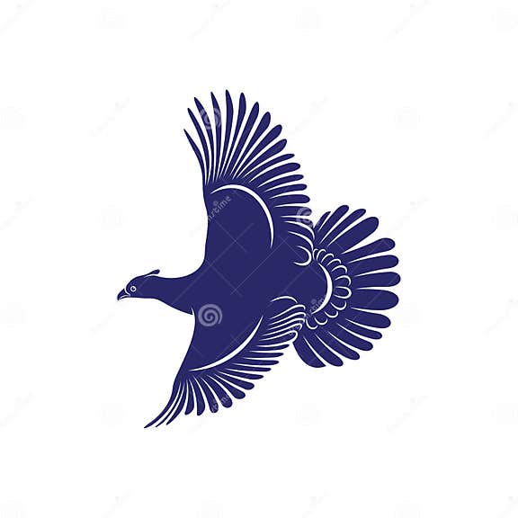 Monal Himalayan Design Vector Illustration. Monal Himalayan Silhouette ...