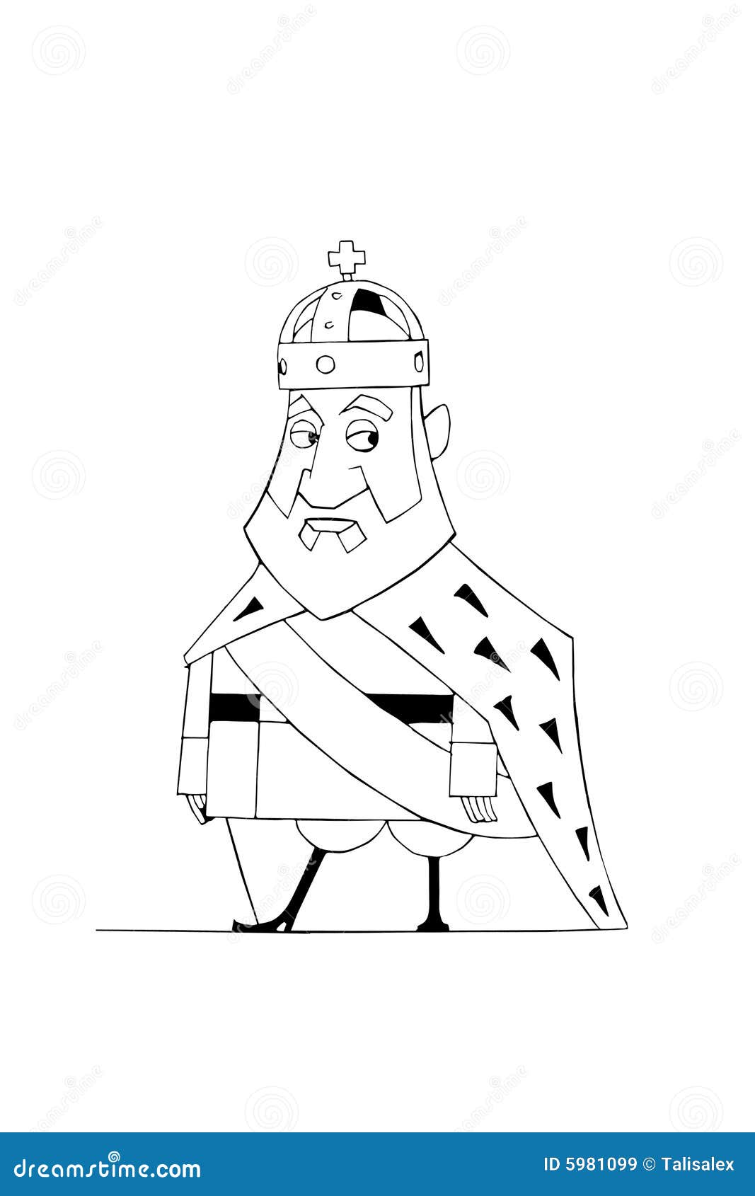 Monarch stock illustration. Illustration of human, crown - 5981099