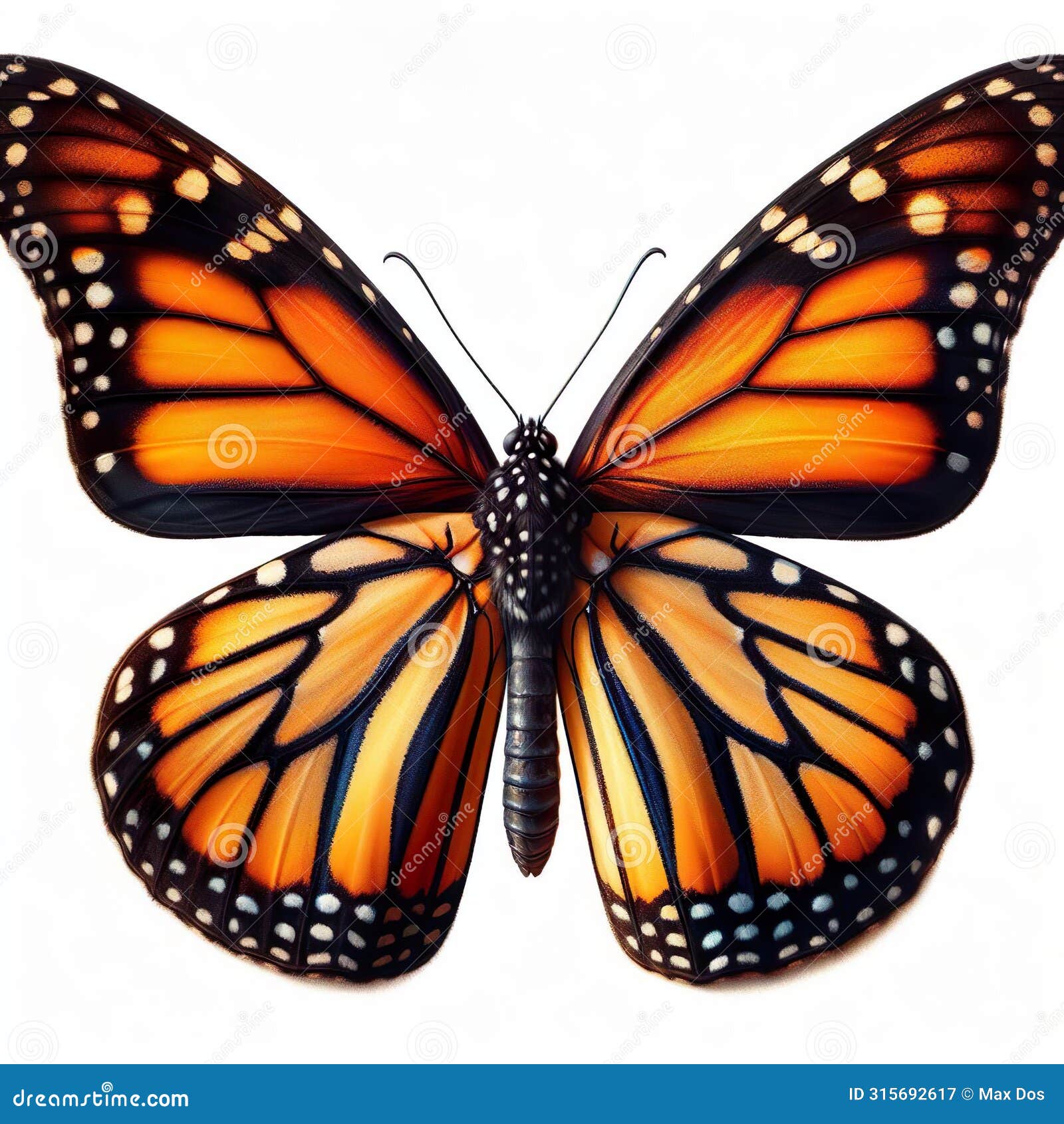 Monarch butterfly stock illustration. Illustration of common - 315692617