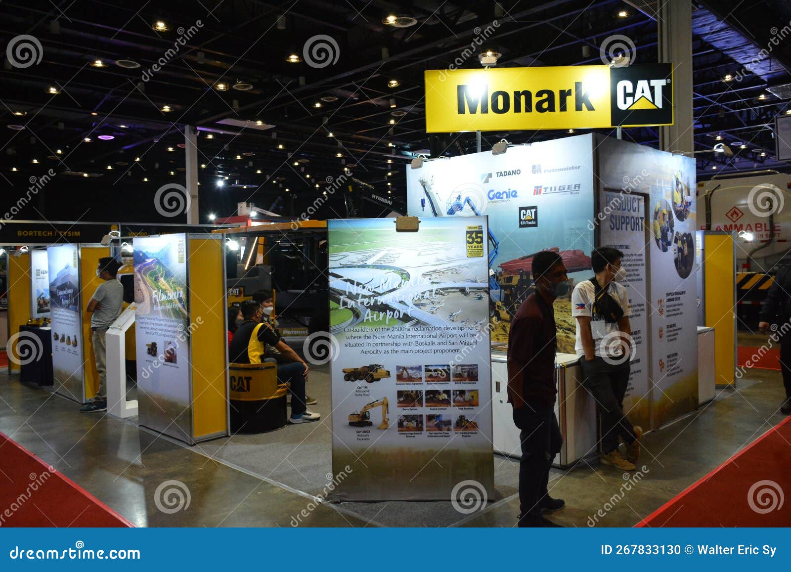 Monark Cat Booth Display at Philconstruct in Pasay, Philippines ...