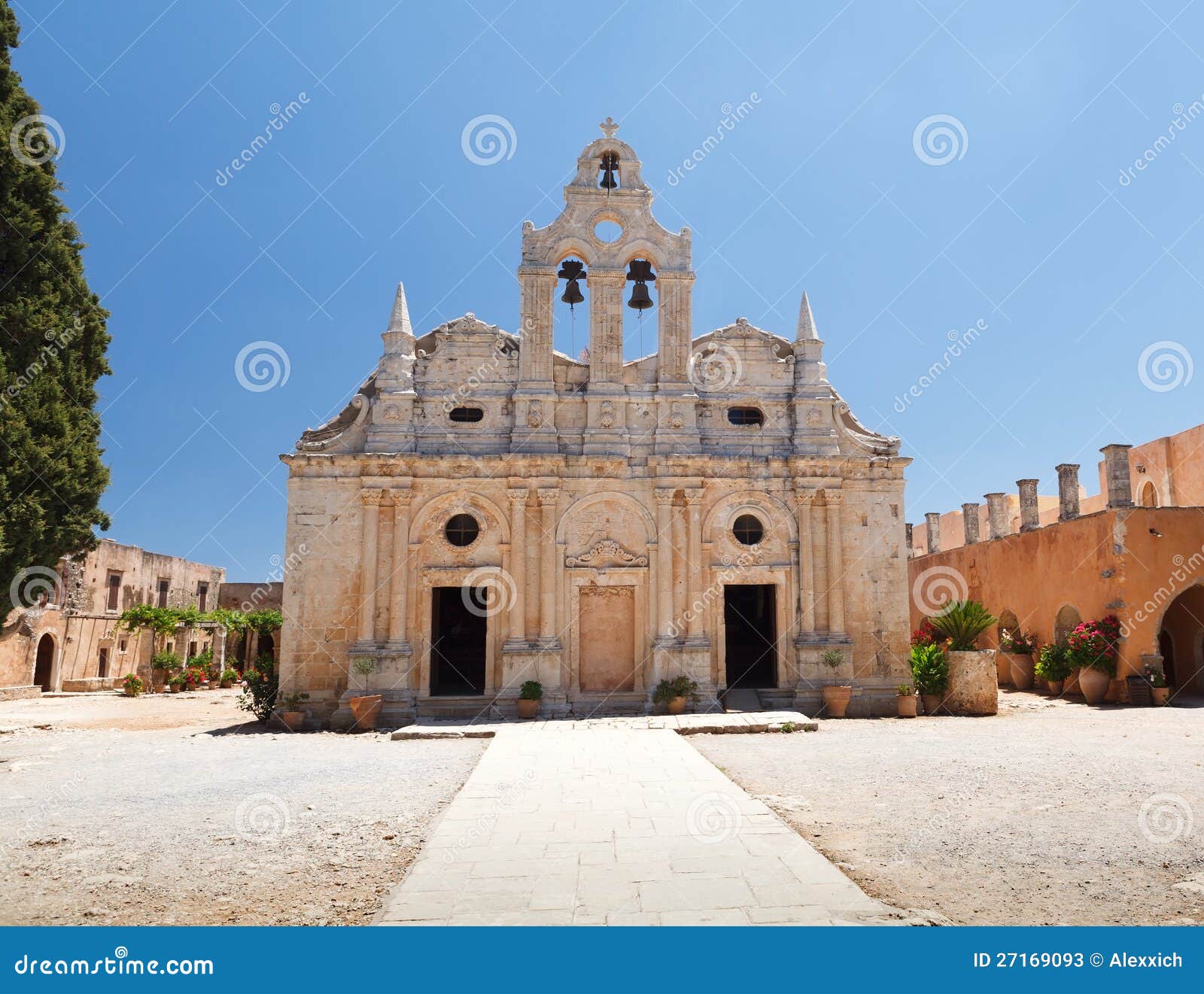 Monasterio de Arkadia imagen de archivo. Imagen de medieval - 27169093