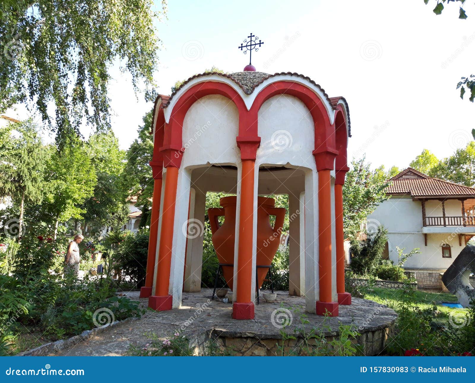 Monasterio De Dervent Rumania/ Manastirea Dervent Imagen de archivo ...