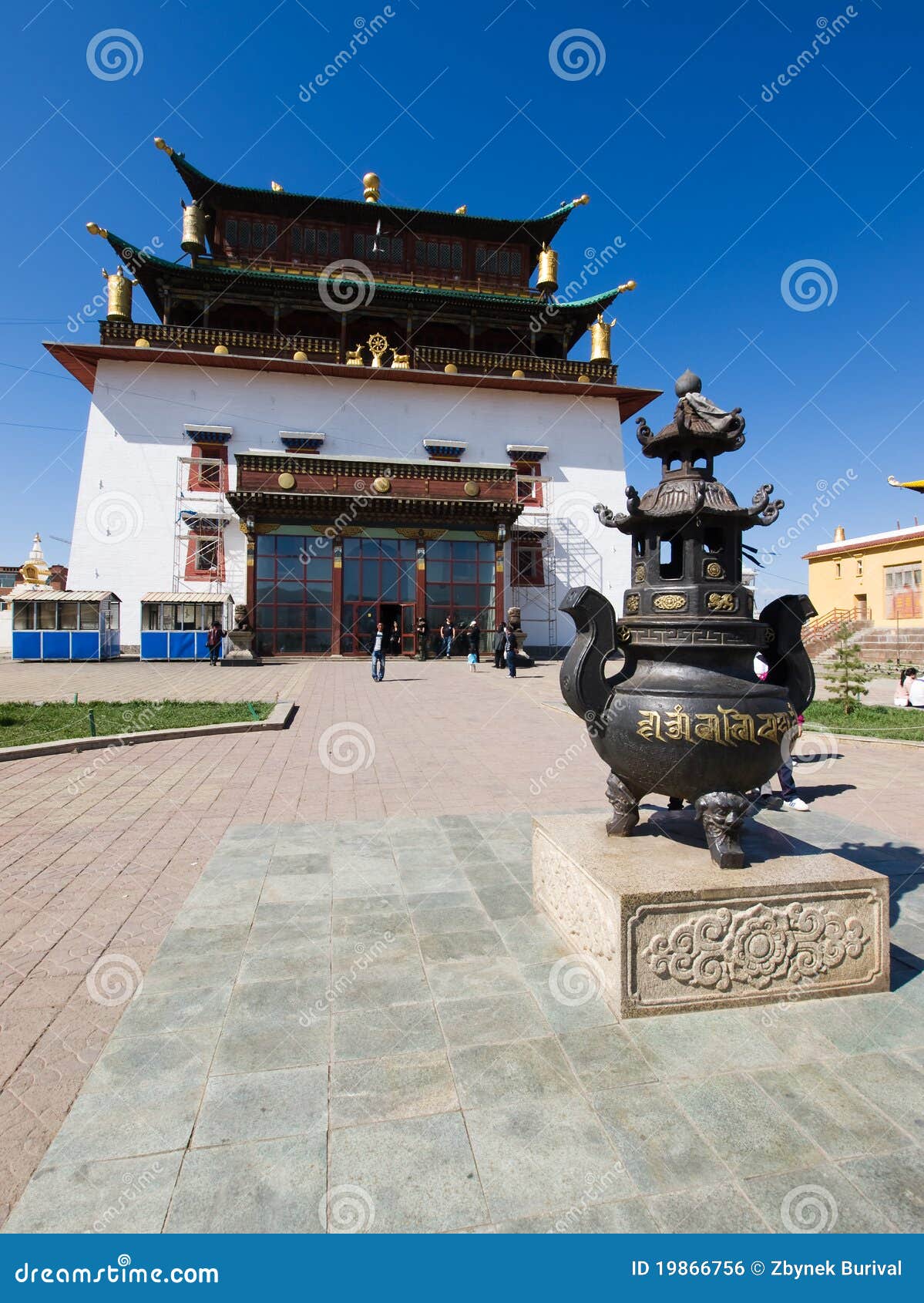 Monasterio de Gandan foto editorial. Imagen de religioso - 19866756
