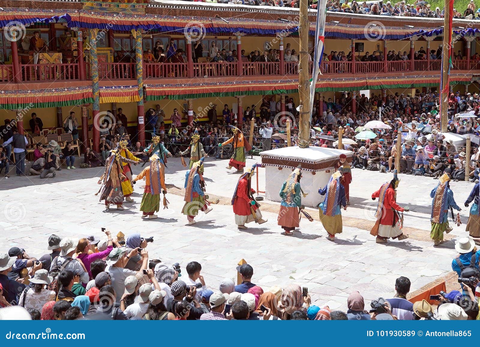 Monasterio De Hemis, Ladakh, La India Imagen de archivo editorial ...