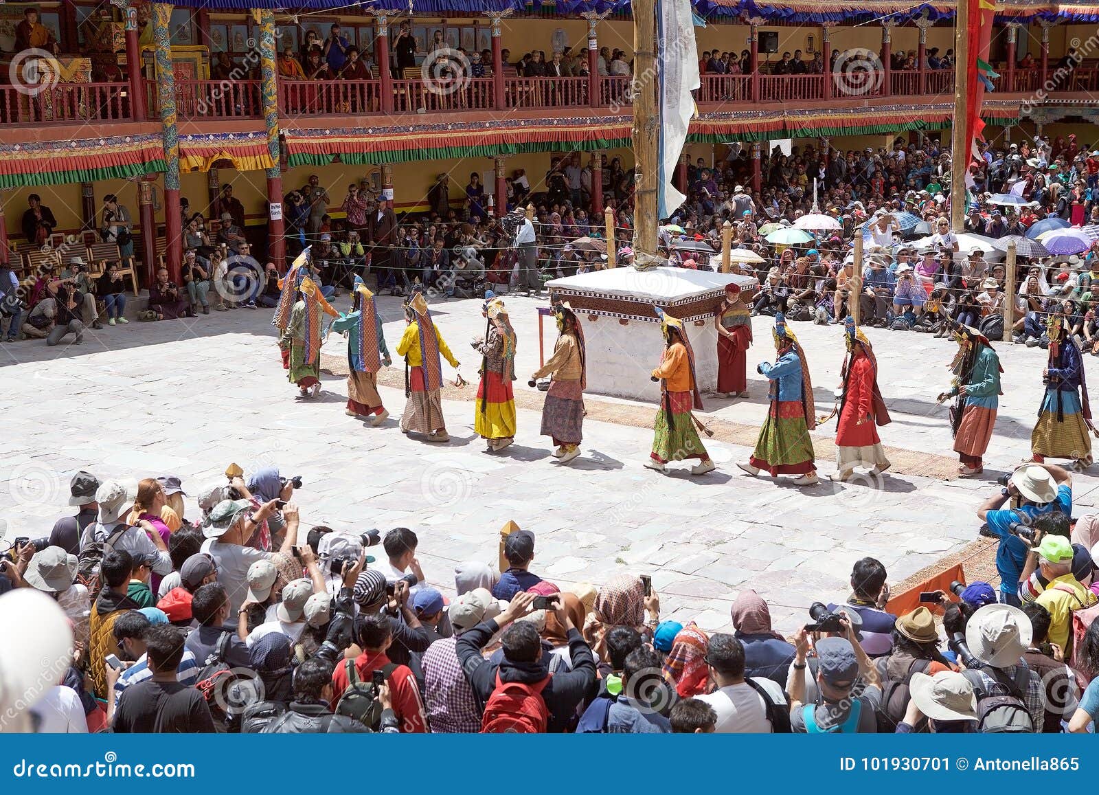 Monasterio De Hemis, Ladakh, La India Foto editorial - Imagen de ...