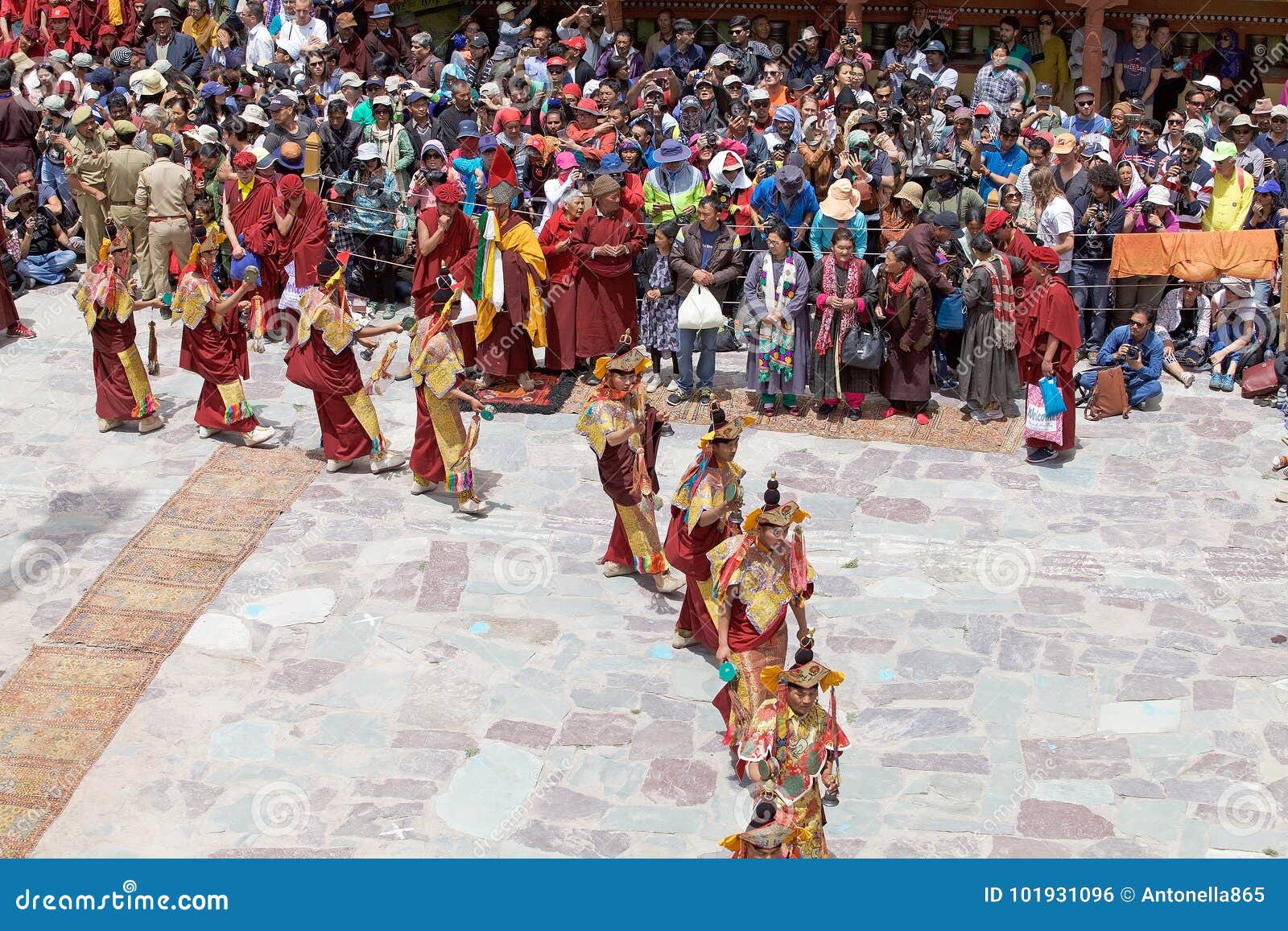 Monasterio De Hemis, Ladakh, La India Foto editorial - Imagen de ...