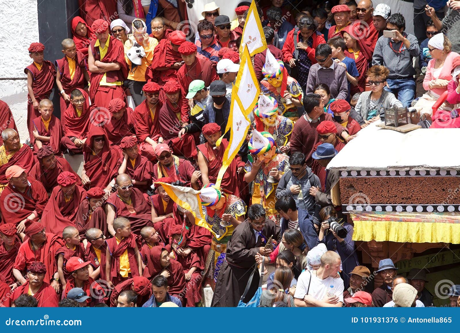 Monasterio De Hemis, Ladakh, La India Foto editorial - Imagen de ...