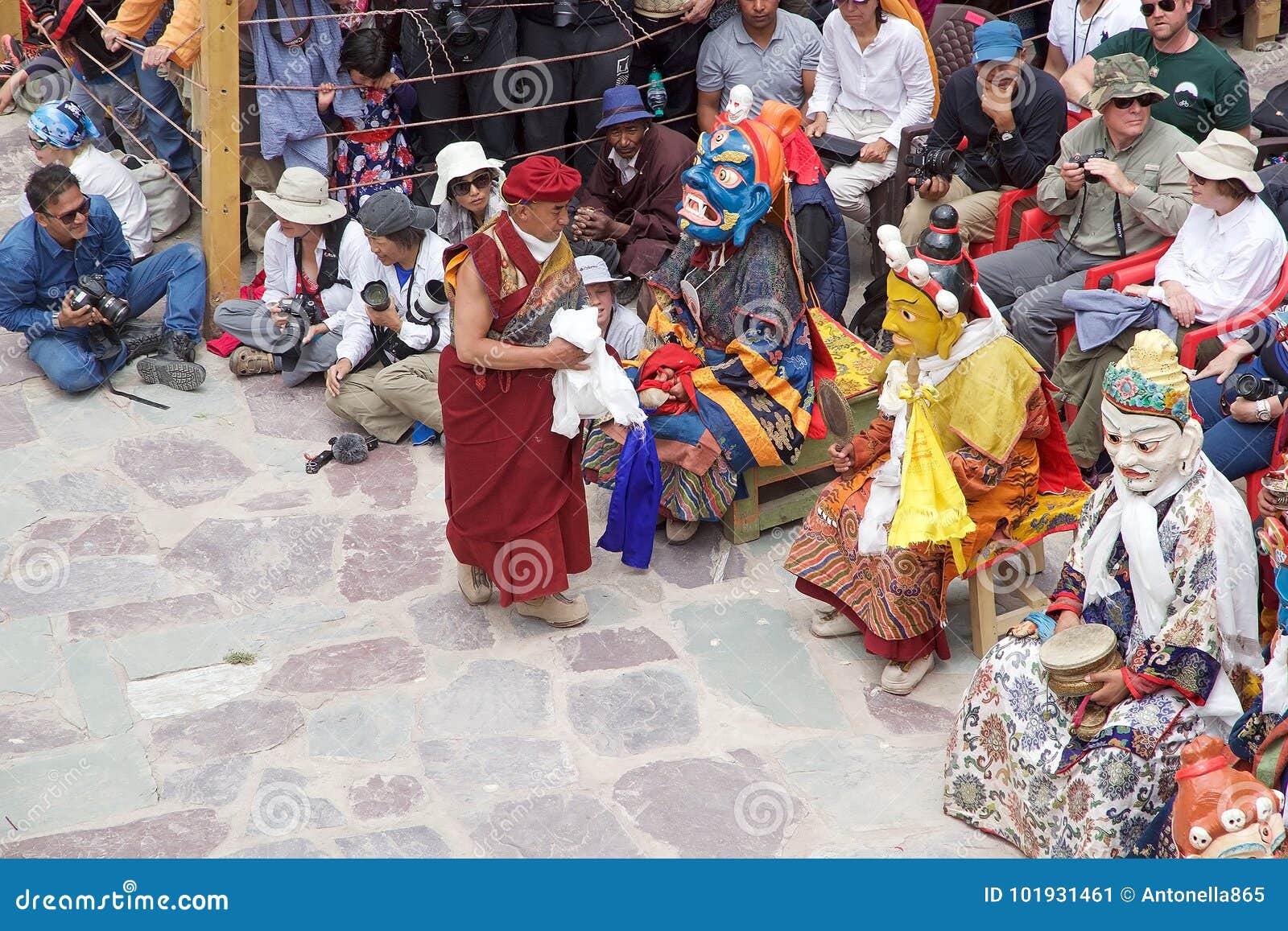 Monasterio De Hemis, Ladakh, La India Foto editorial - Imagen de ...