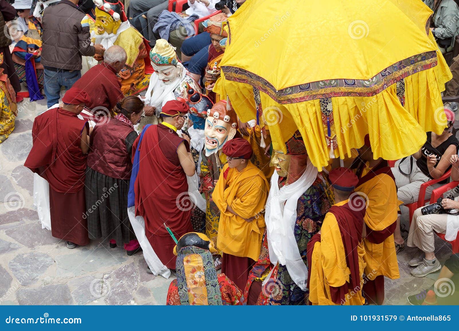 Monasterio De Hemis, Ladakh, La India Imagen de archivo editorial ...