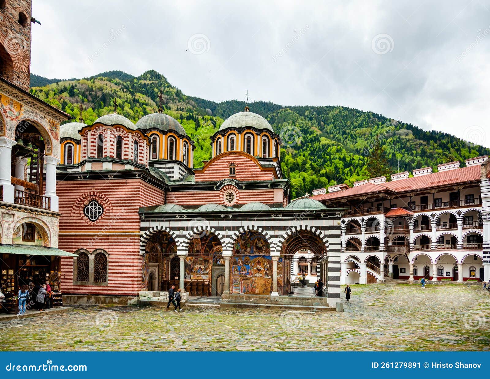 Monasterio De Santa Ivan Del Monasterio De Rila Rila Bulgaria Foto ...