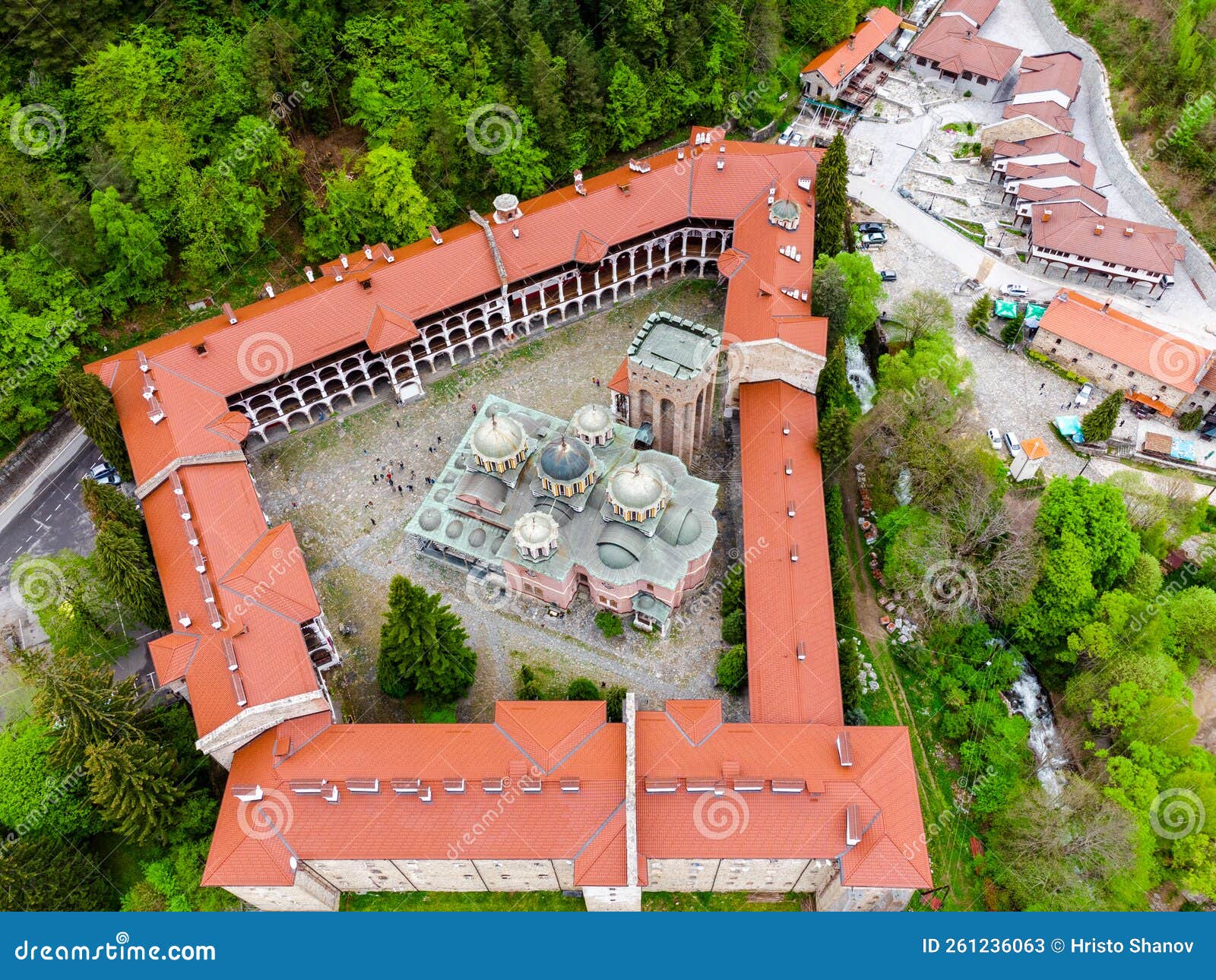 Monasterio De Santa Ivan John Del Monasterio De Rila Rila Bulgaria ...