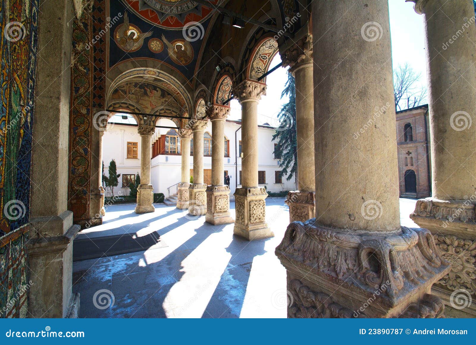 Monastero Di Antim Da Bucarest Romania Immagine Stock - Immagine di ...
