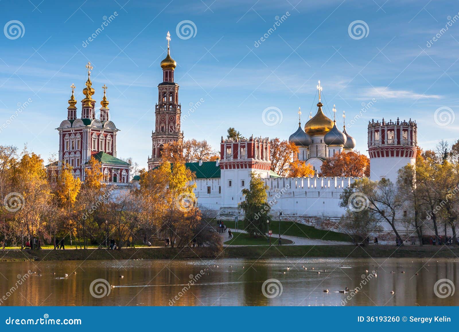 Monastero Di Novodevichy, Mosca, Russia Fotografia Stock - Immagine di ...