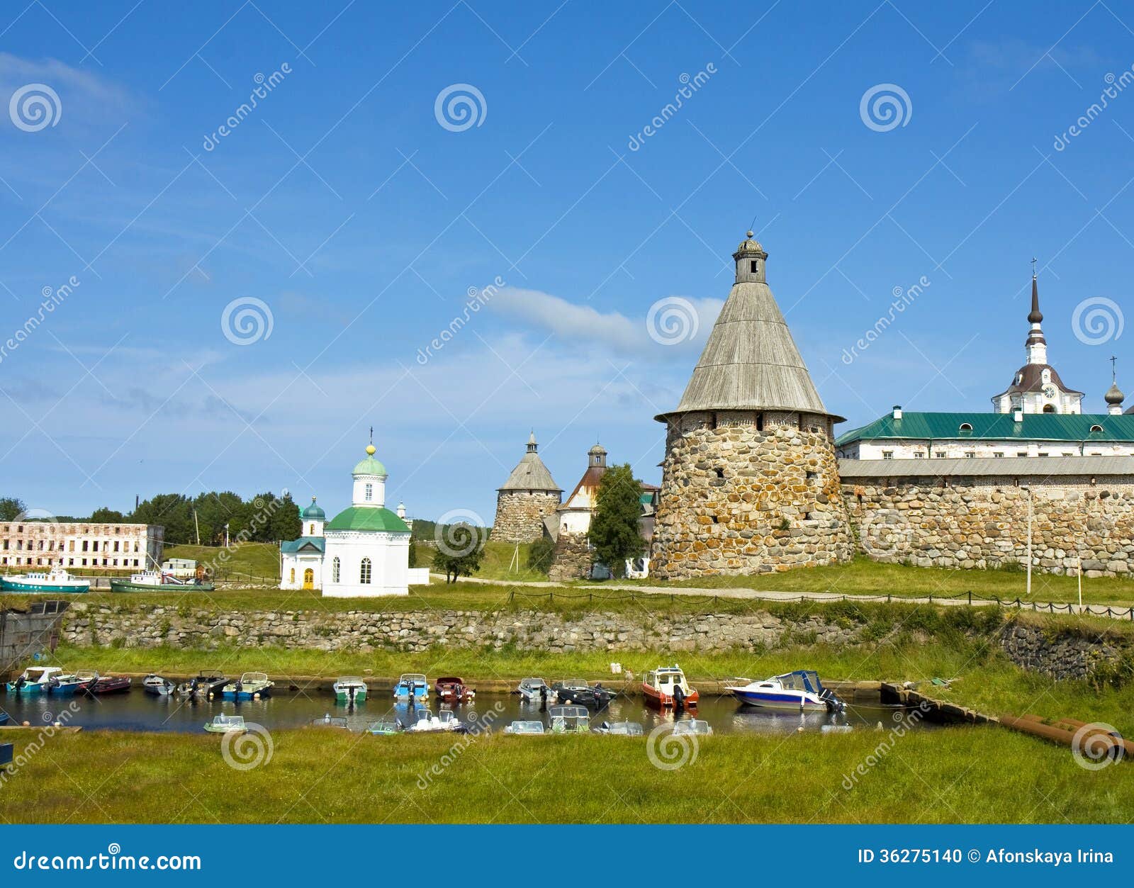 Monastero Di Solovki, Russia Fotografia Stock - Immagine di monastero ...