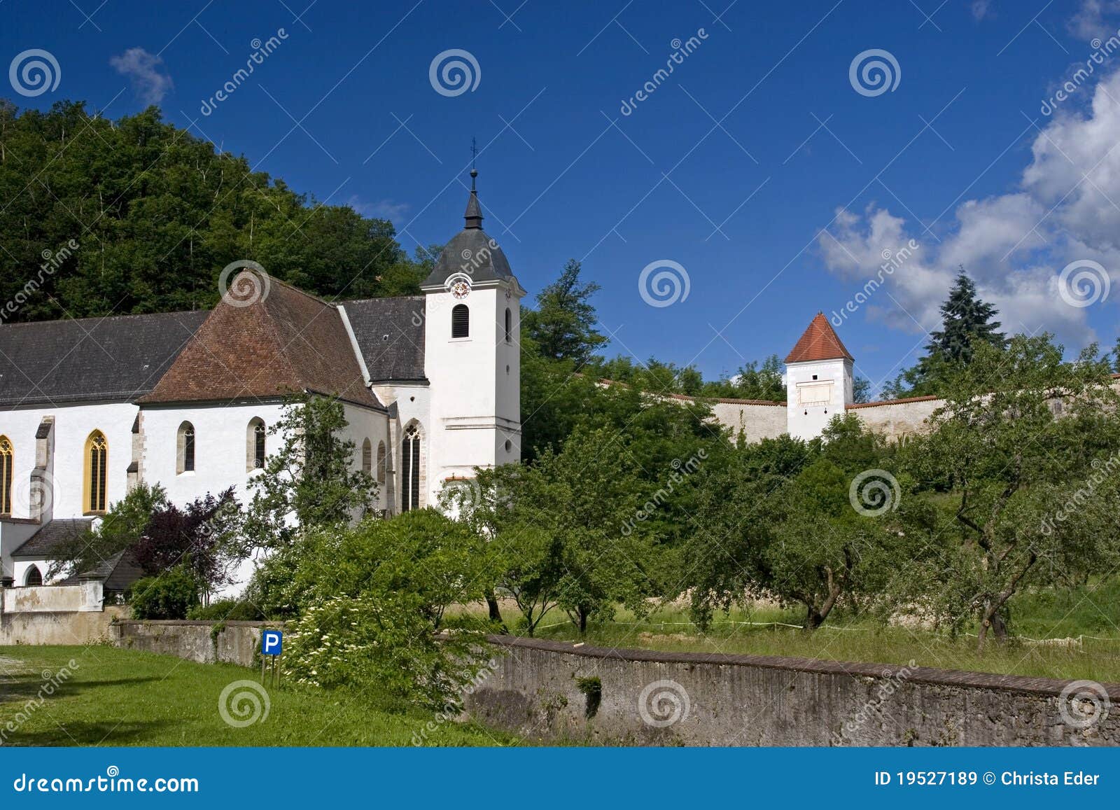 Monastery stock image. Image of blue, cloud, monastery - 19527189