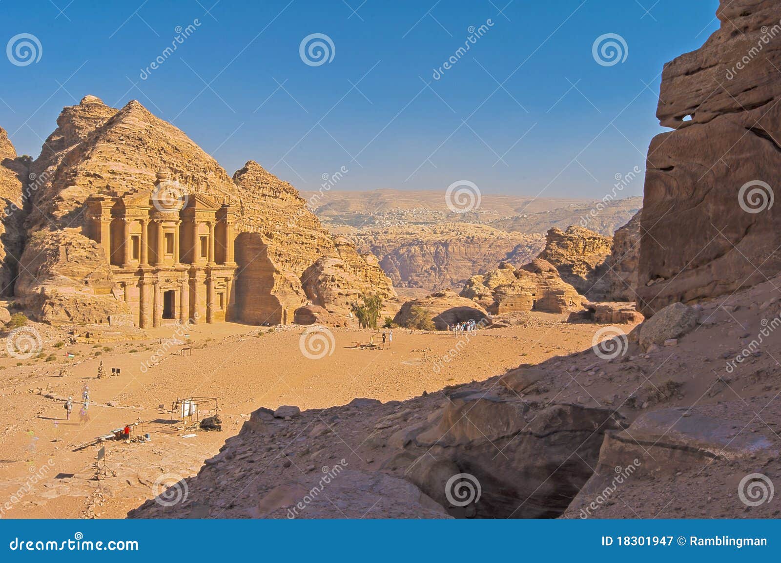 The Monastery (Ad-Deir). Petra, Jordan Stock Image - Image of ...