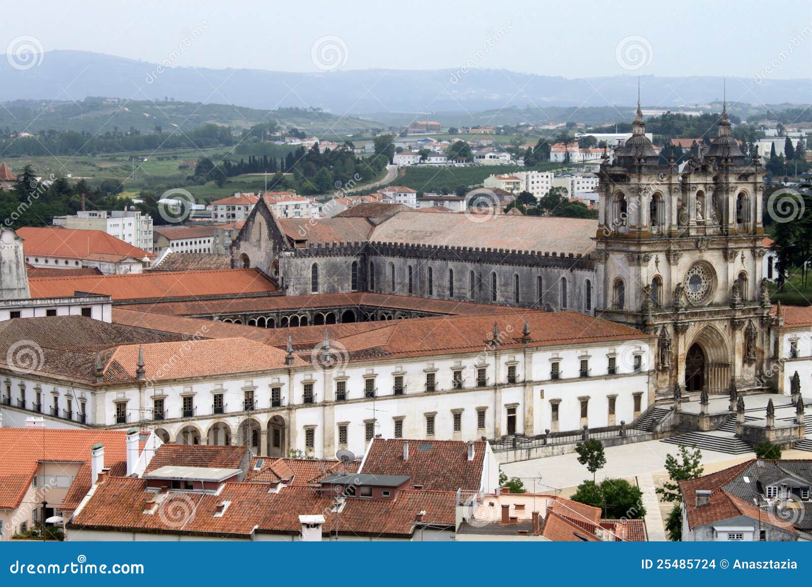 Monastery of Alcobaca stock photo. Image of sightseeing - 25485724