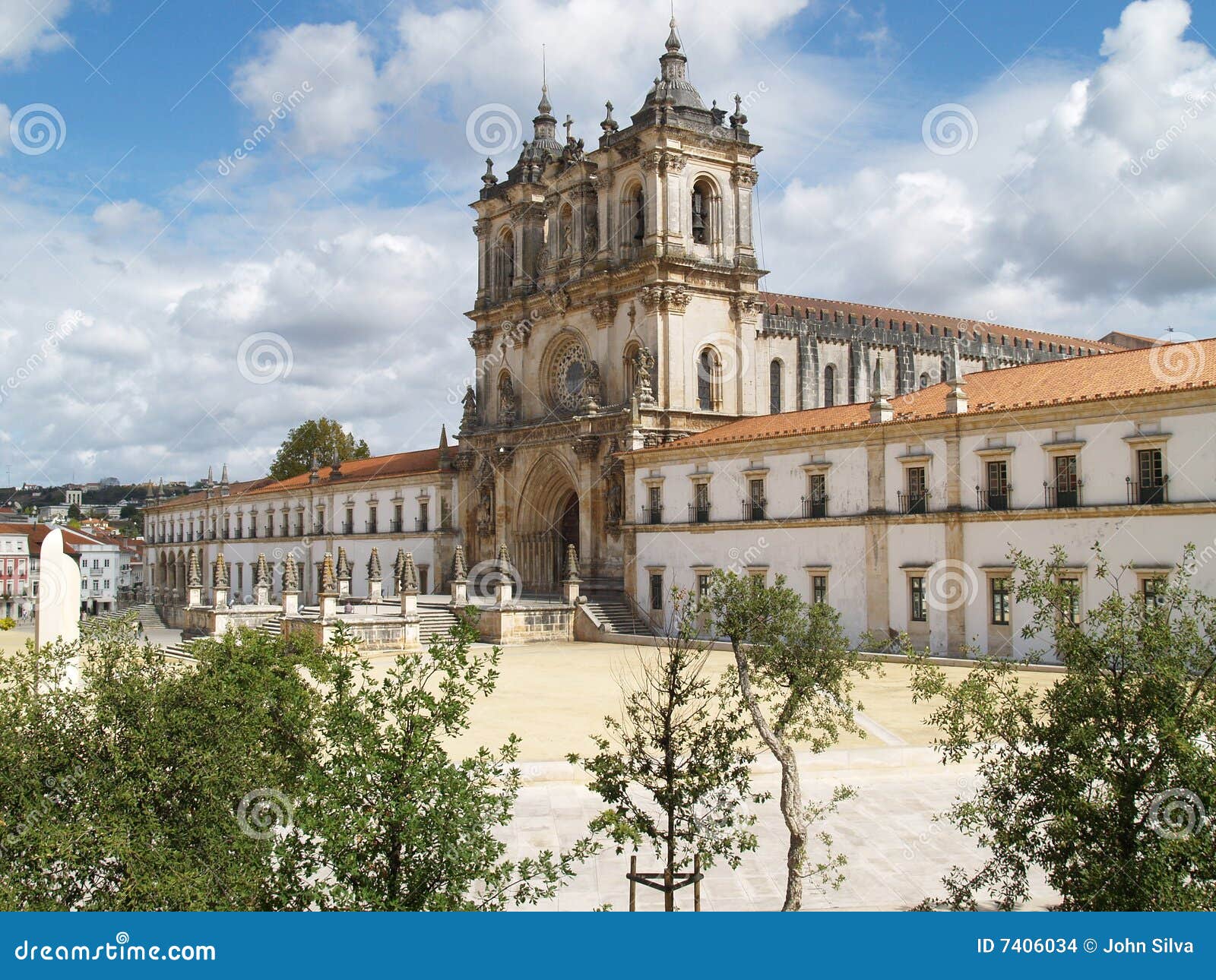 Monastery at Alcobaca stock photo. Image of alcobaca, gothic - 7406034