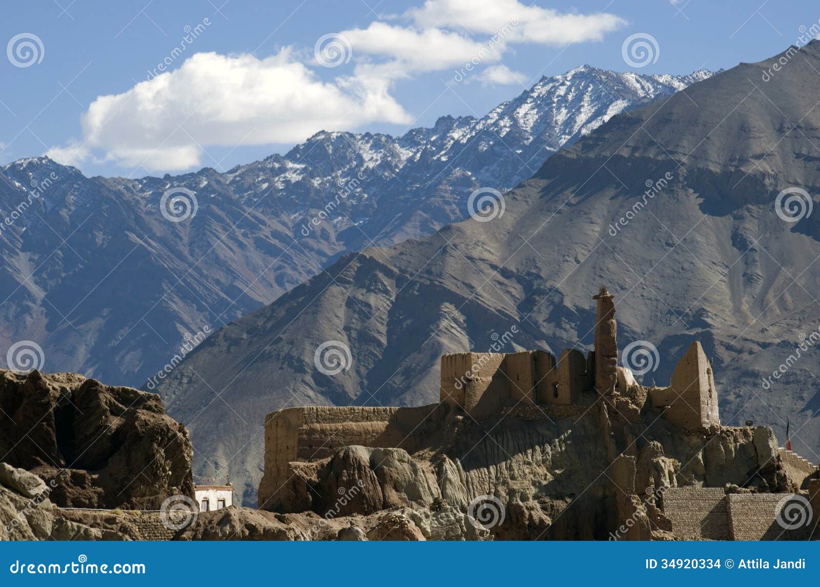 Monastery, Basgo, Ladakh, India Stock Photo - Image of peaceful ...