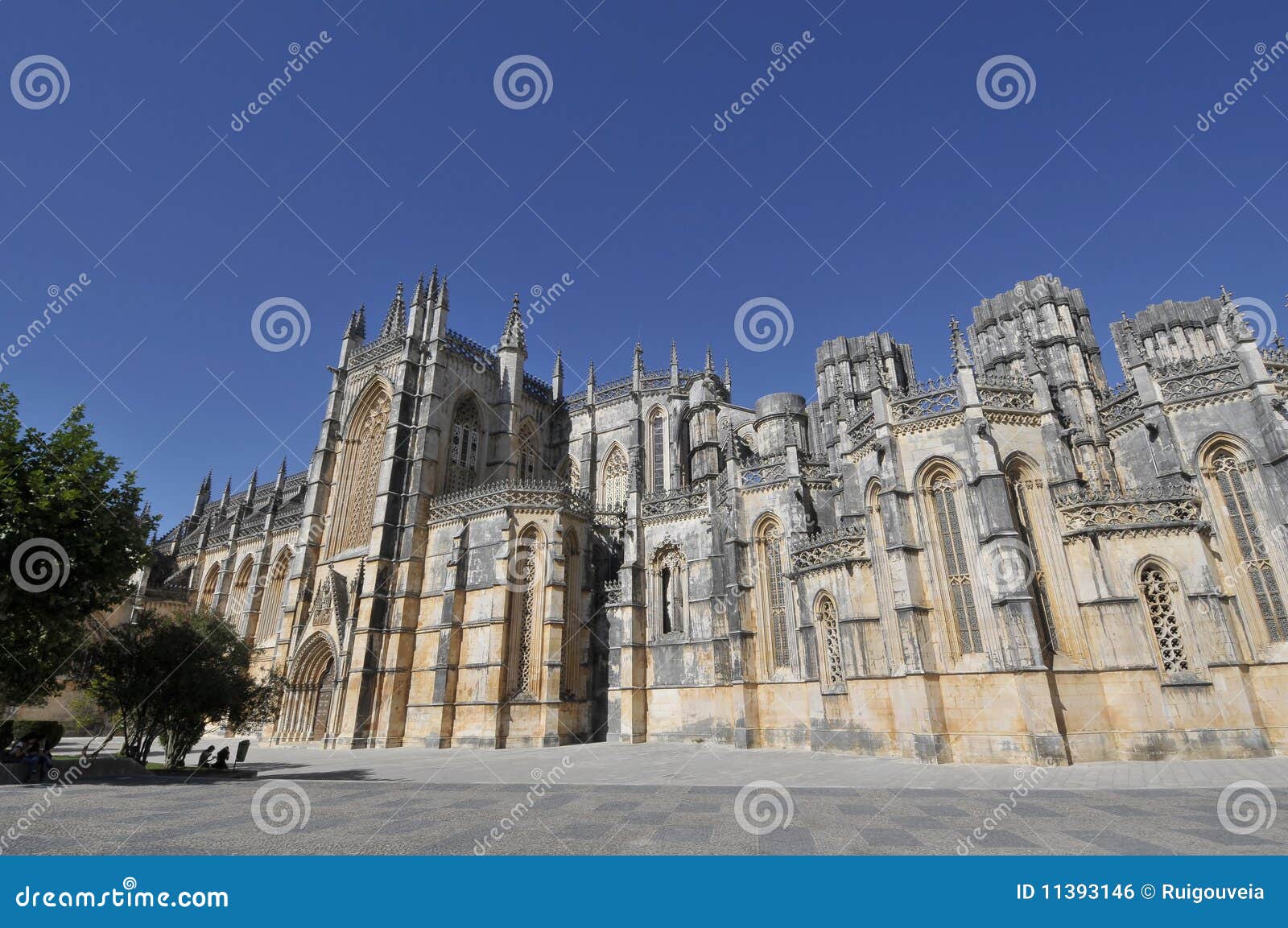Monastery Of Batalha. Masterpiece Of The Gothic And Manueline ...