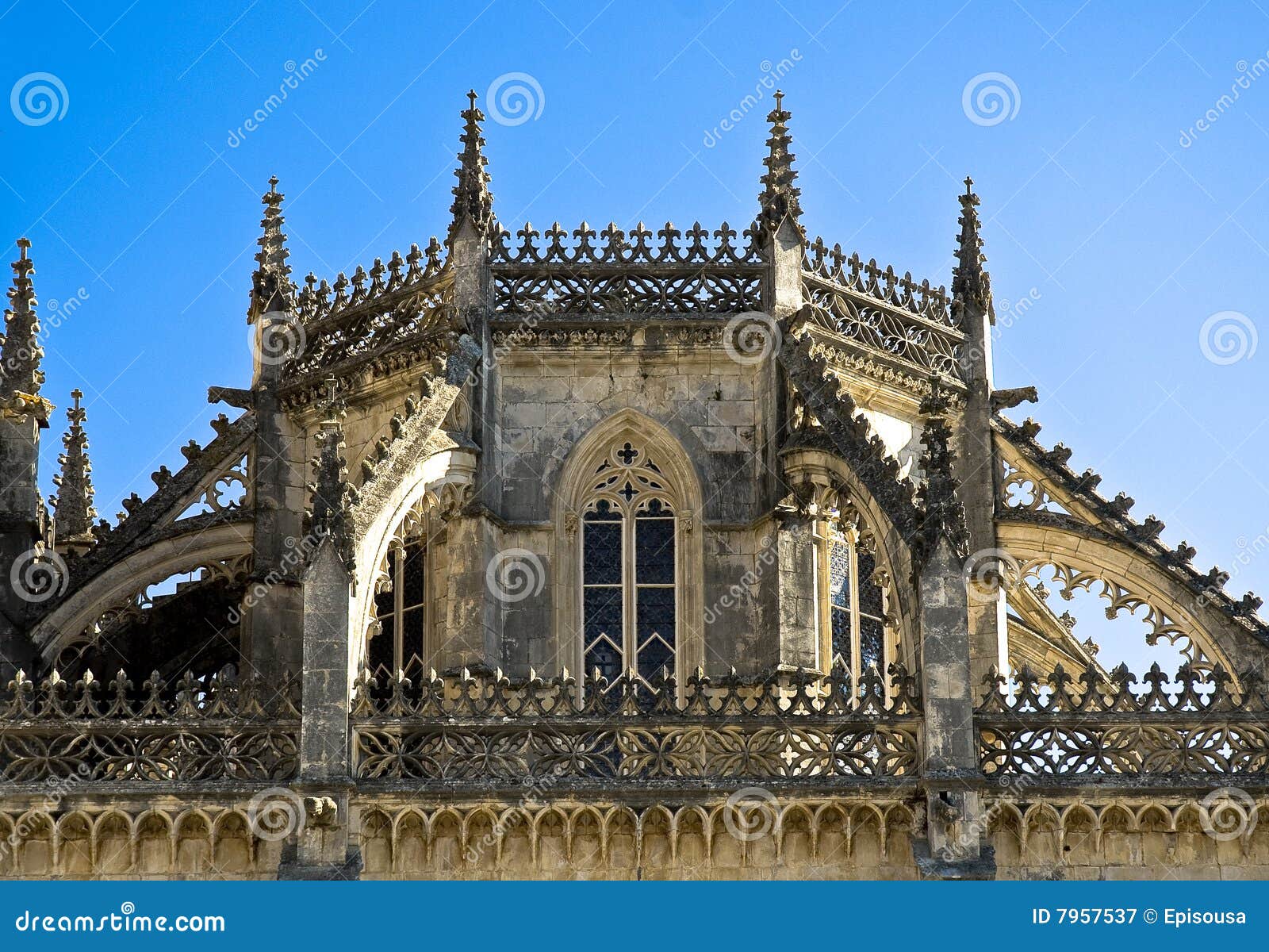 Monastery of Batalha stock image. Image of portugal, monastery - 7957537