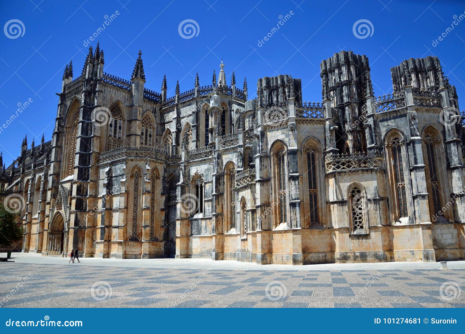 Monastery of Batalha stock image. Image of portugal - 101274681