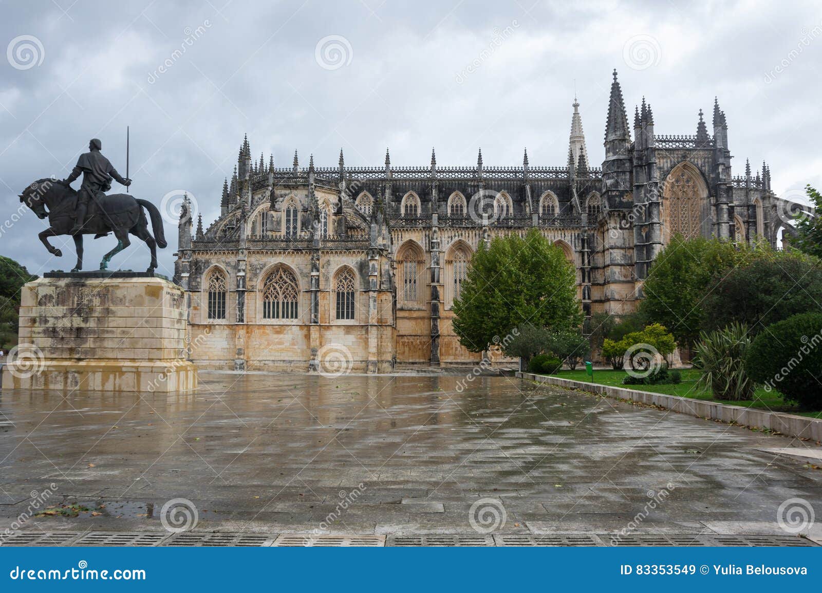 The Monastery of Batalha stock image. Image of monument - 83353549