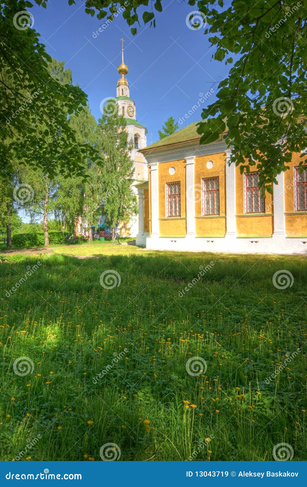 Monastery buildings stock image. Image of cathedral, church - 13043719