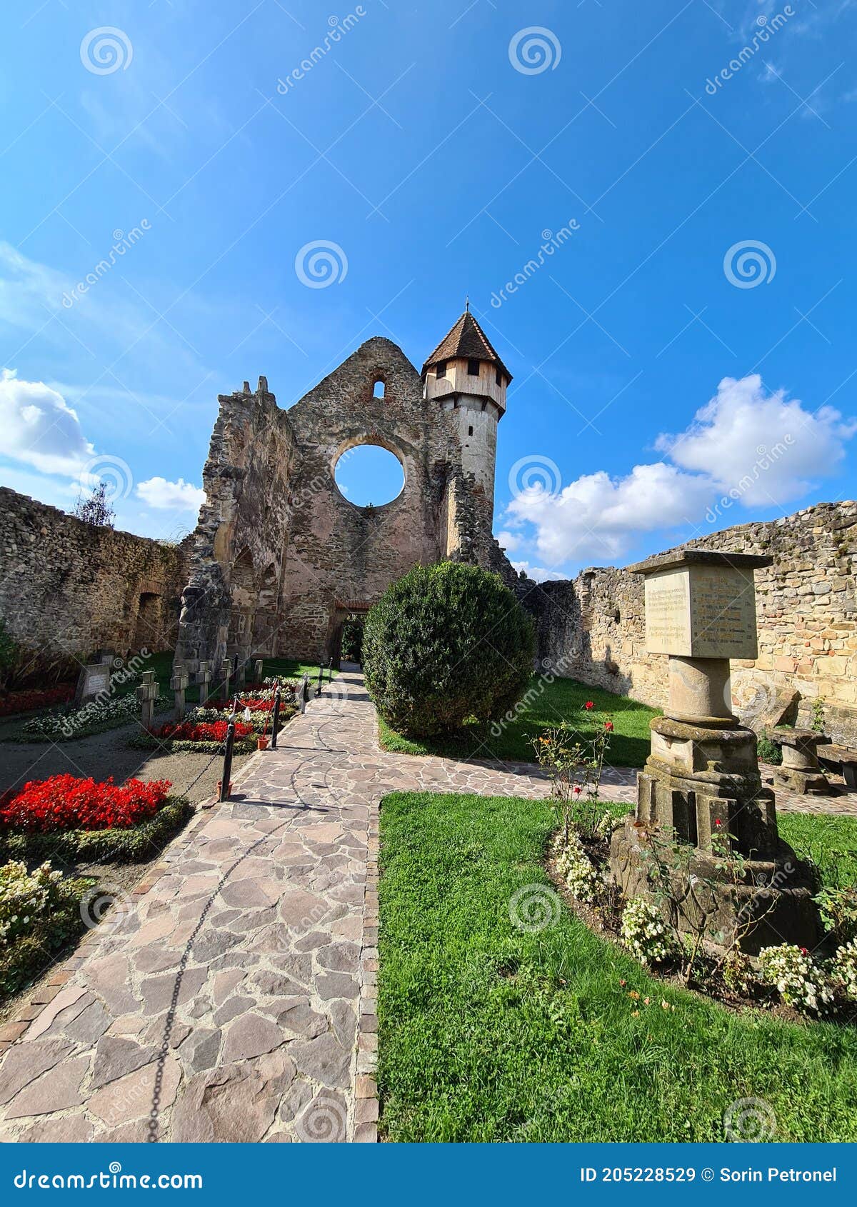 Monastery CÃ¢rÈ›a Romania stock image. Image of tourism - 205228529