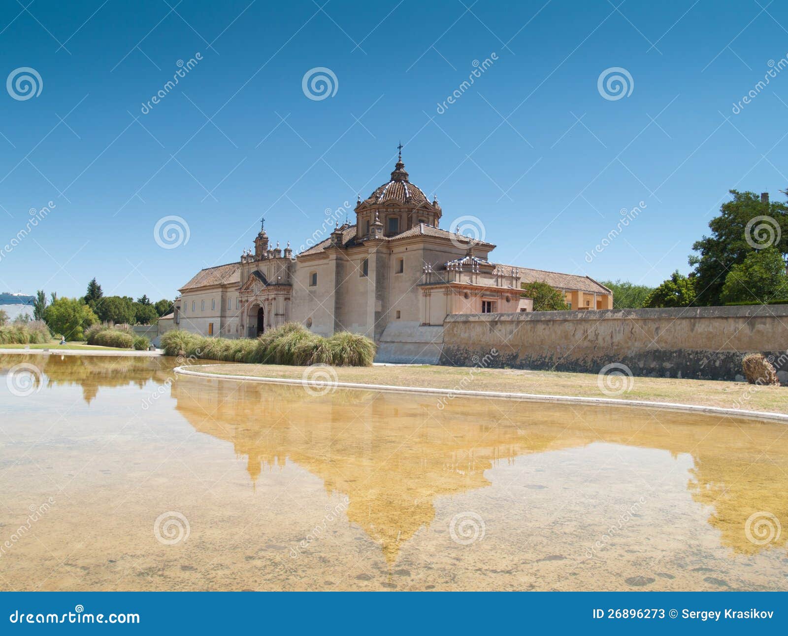 Monastery of Cartuja, Seville Stock Image - Image of ceramic, entrance ...