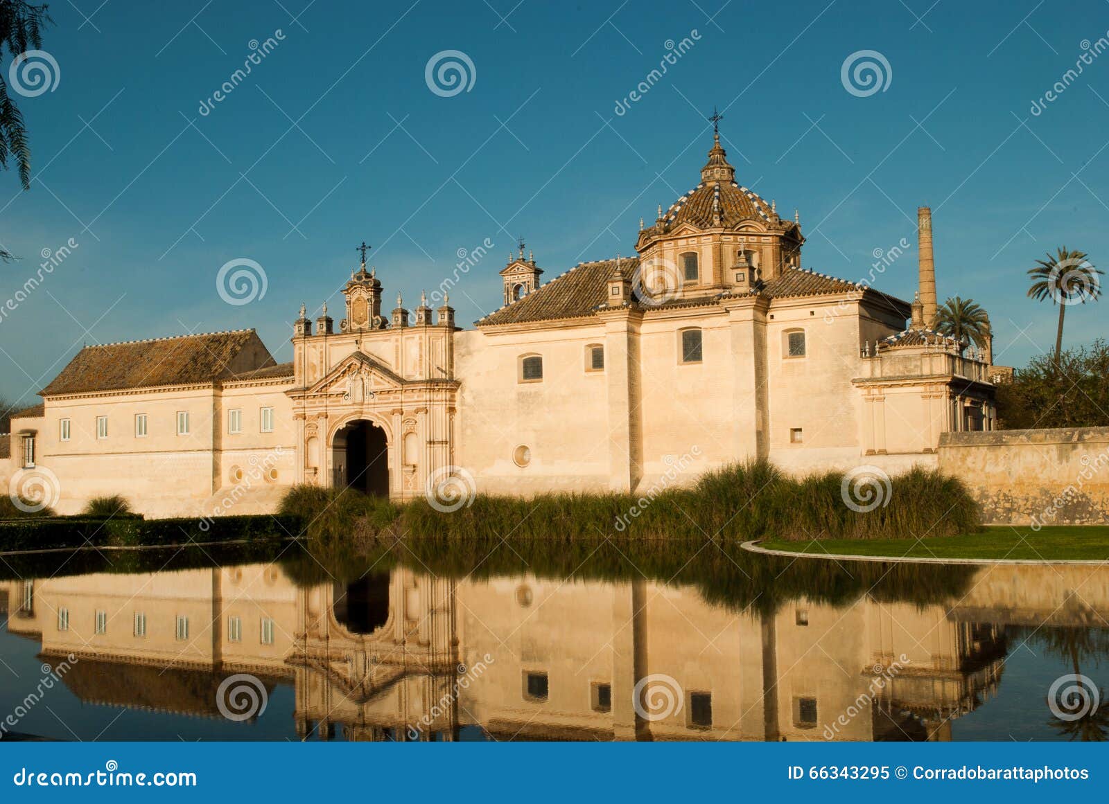 Monastery of the Cartuja stock image. Image of cordoba - 66343295