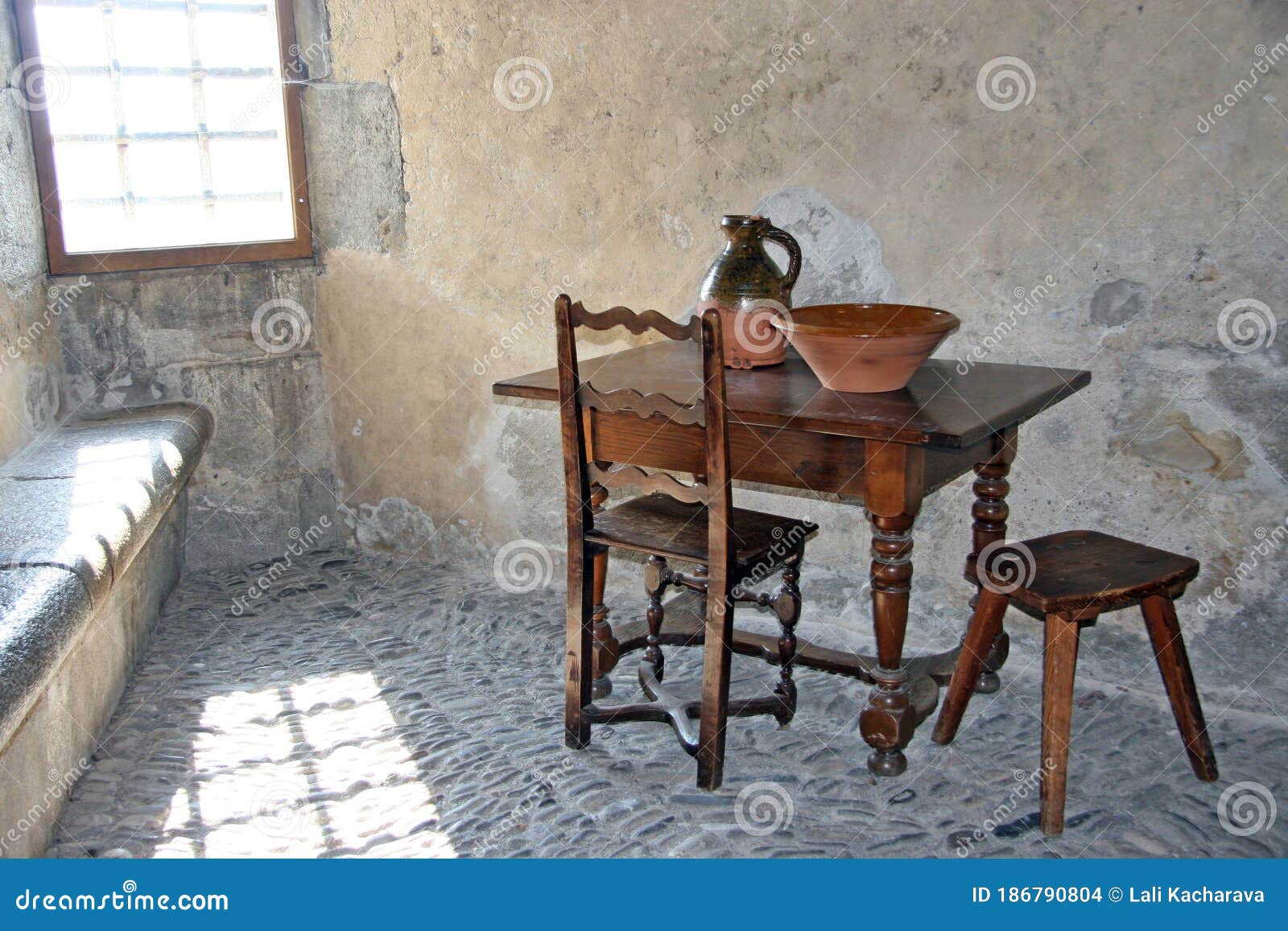 Monastery cell stock photo. Image of monastery, switzerland - 186790804