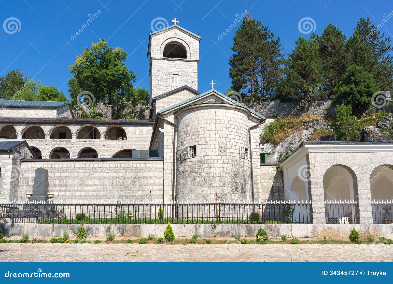Monastery in Cetinje, Montenegro. Stock Image - Image of church ...
