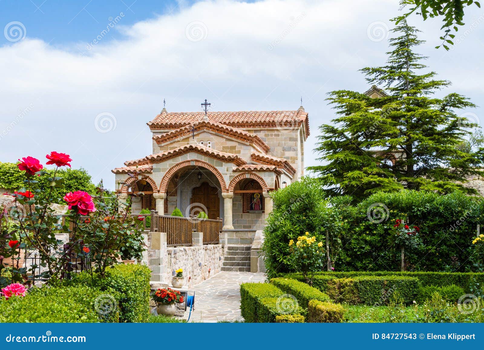 The monastery church stock image. Image of facade, landmark - 84727543