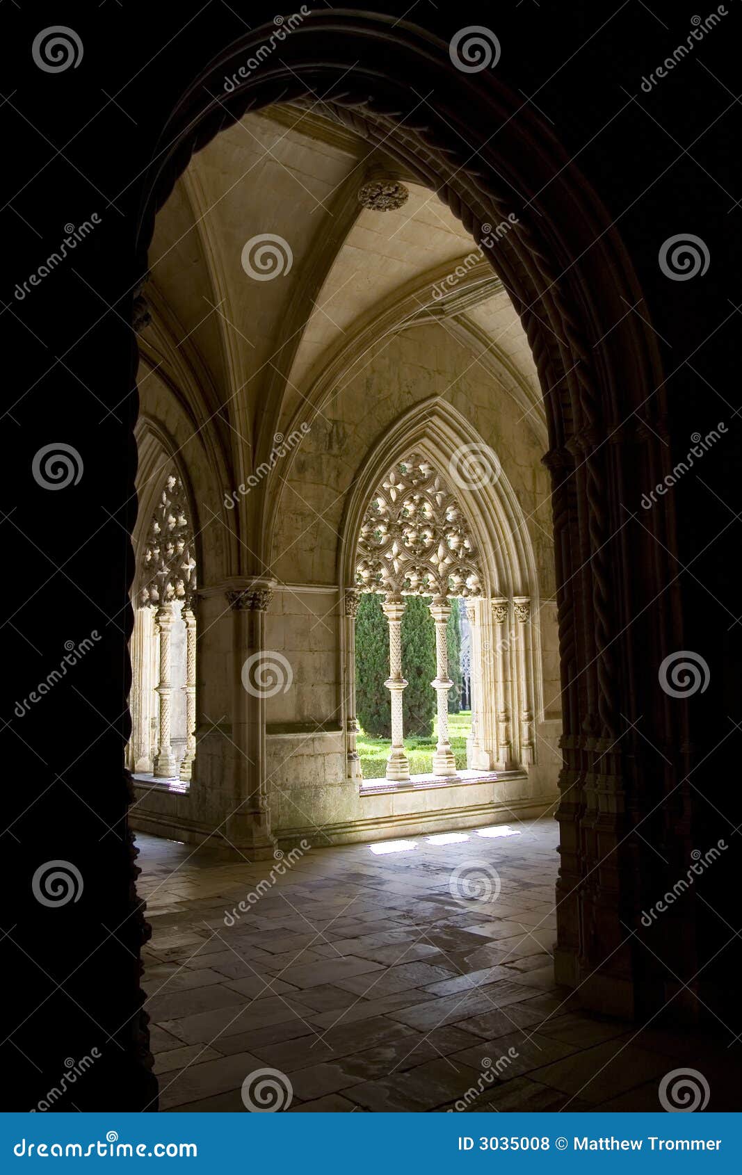 Monastery Cloisters stock photo. Image of mediterranean - 3035008