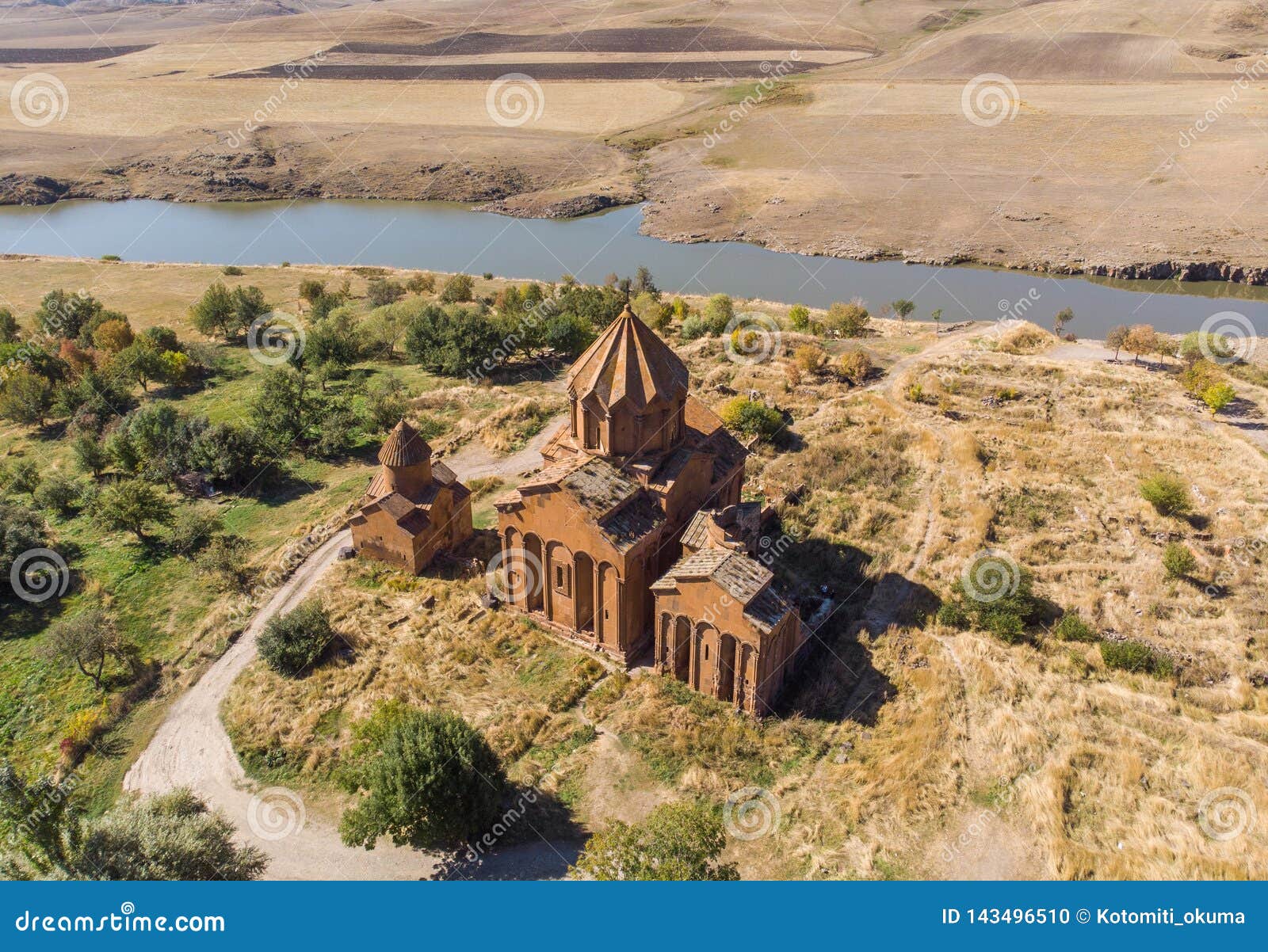 Monastery Complex of Marmashen in Armenia, Top View Stock Photo - Image ...