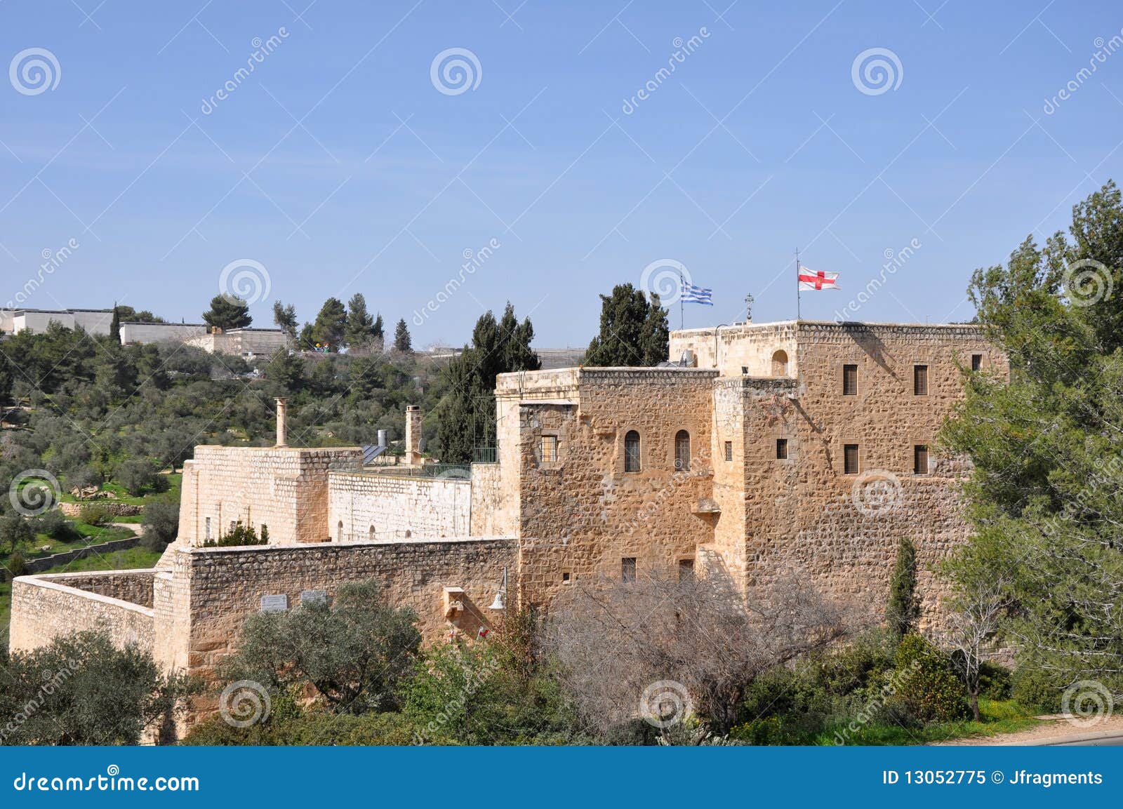 Monastery of the Cross. Jerusalem. Stock Image - Image of pilgrimage ...