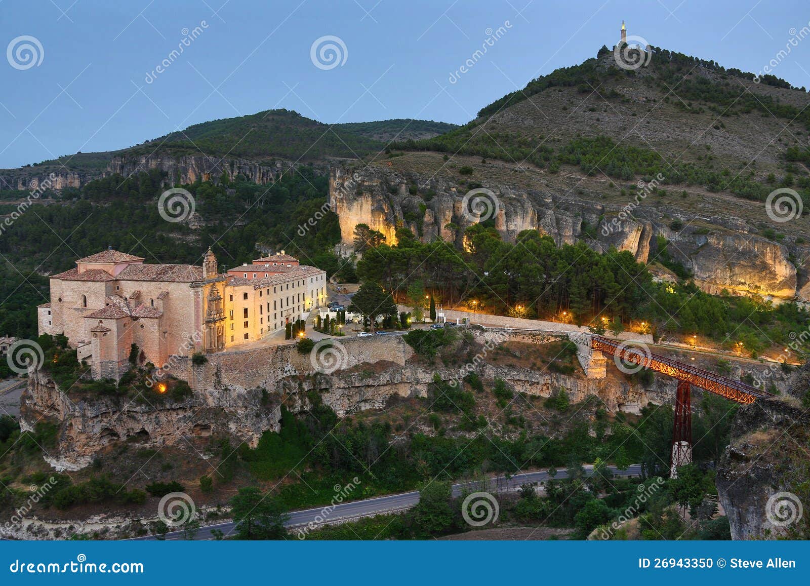 Monastery - Cuenca - Spain stock photo. Image of tourism - 26943350