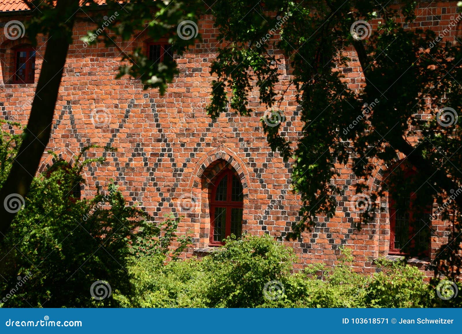Monastery in Denmark stock image. Image of surrounden - 103618571