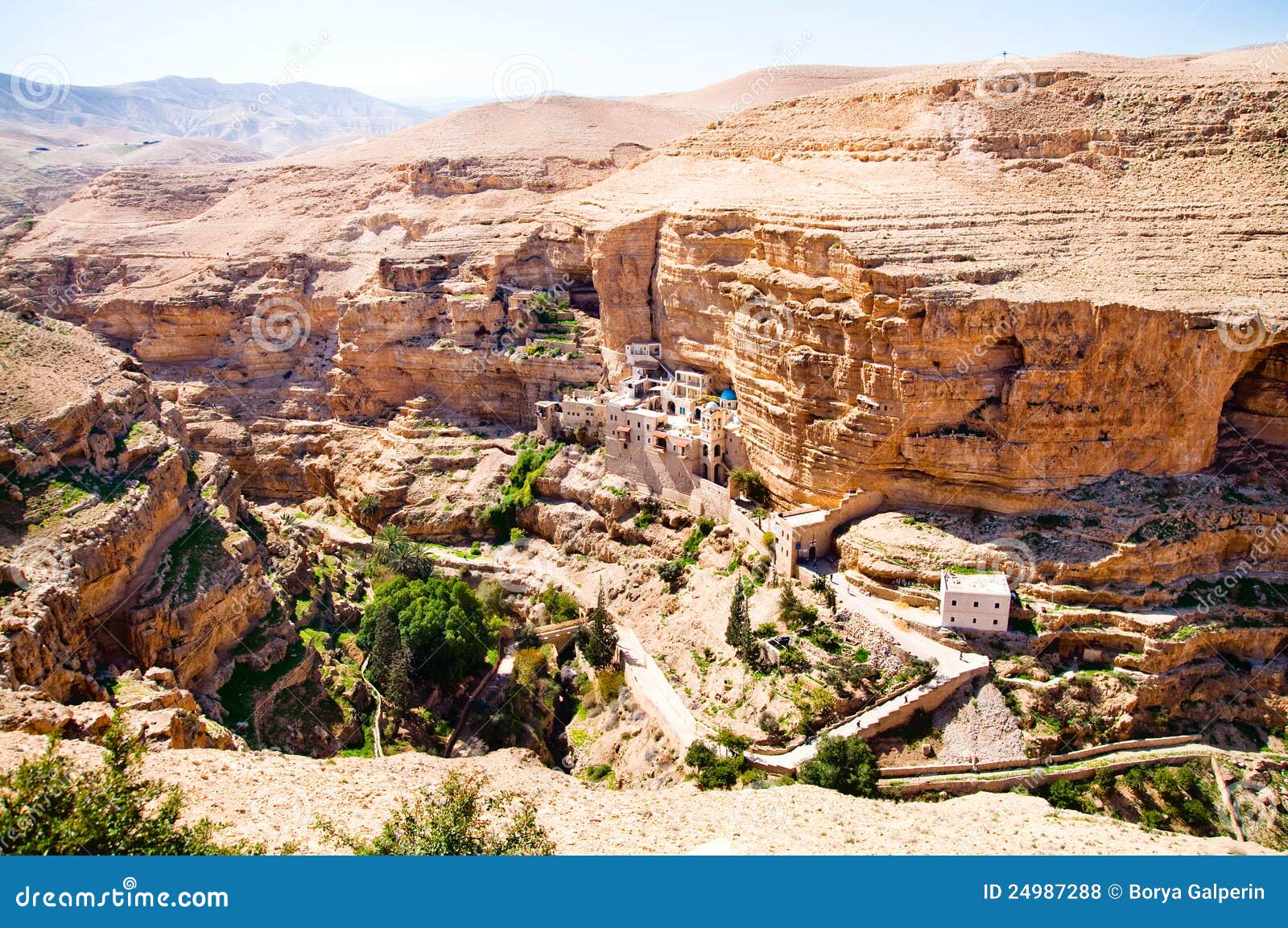 Monastery in desert stock photo. Image of monastery, monument - 24987288
