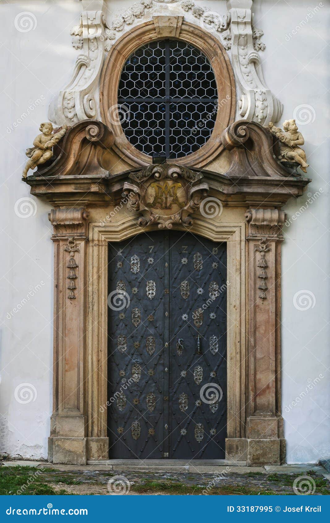 Monastery door stock image. Image of church, metal, iron - 33187995