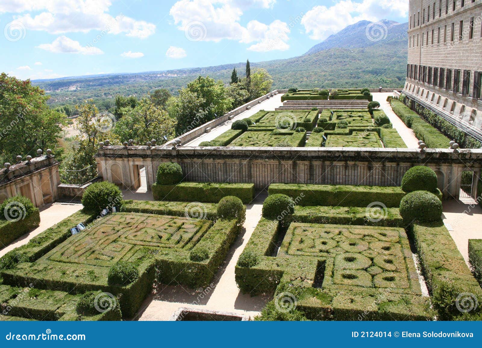 Monastery El Escorial, Spain. Stock Photo - Image of spain, mountain ...