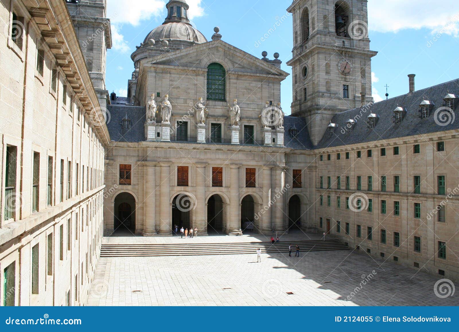Monastery El Escorial, Spain. Stock Image - Image of century, stone ...