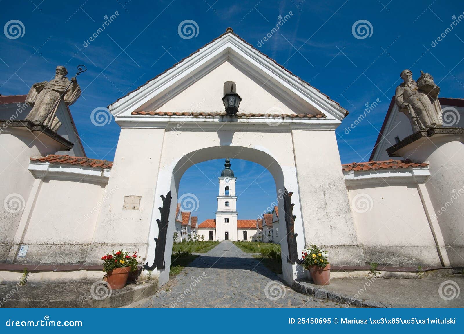 Monastery entrance stock image. Image of architecture - 25450695