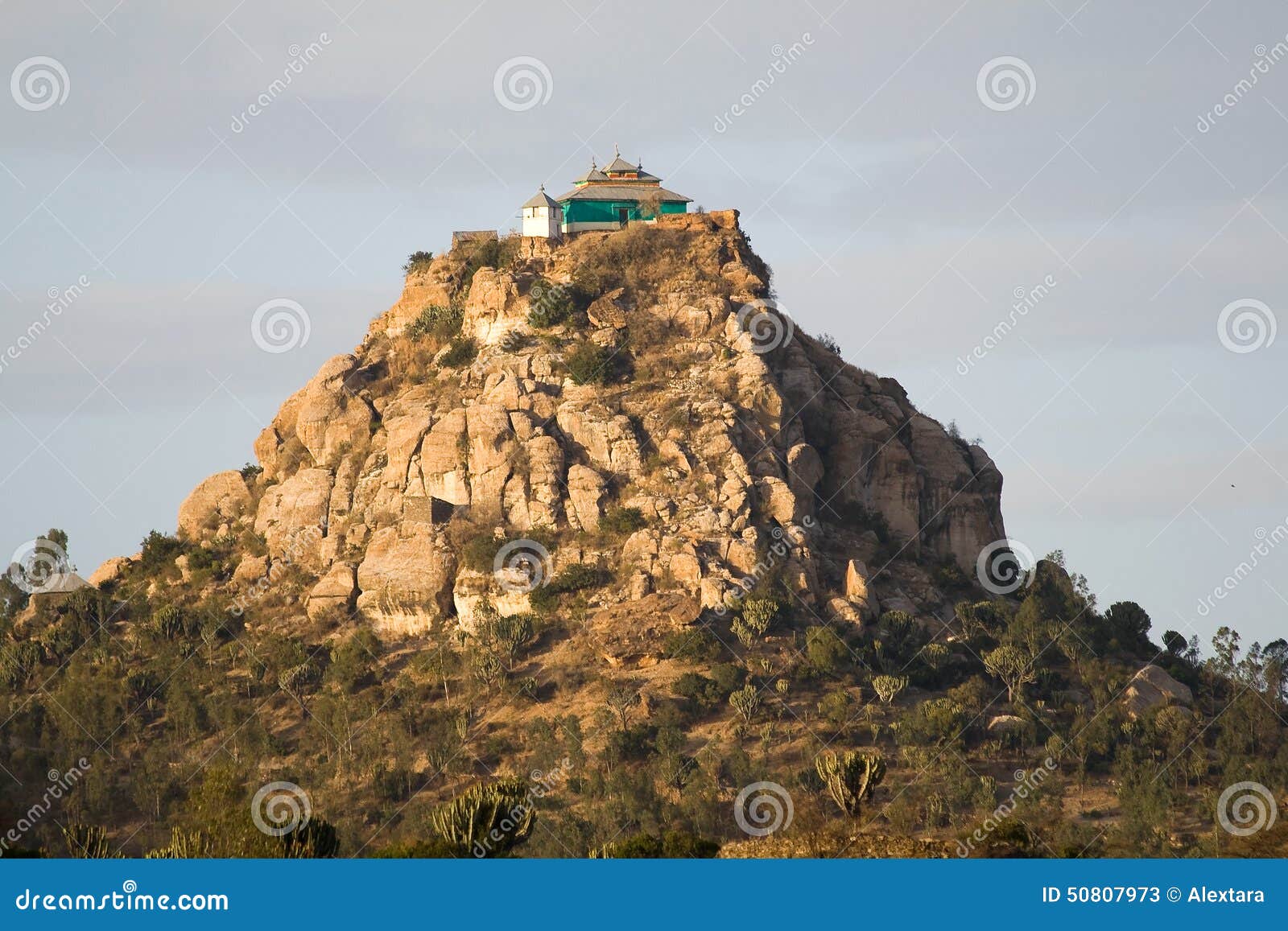 Monastery in Ethiopian Highlands. Stock Image - Image of building ...
