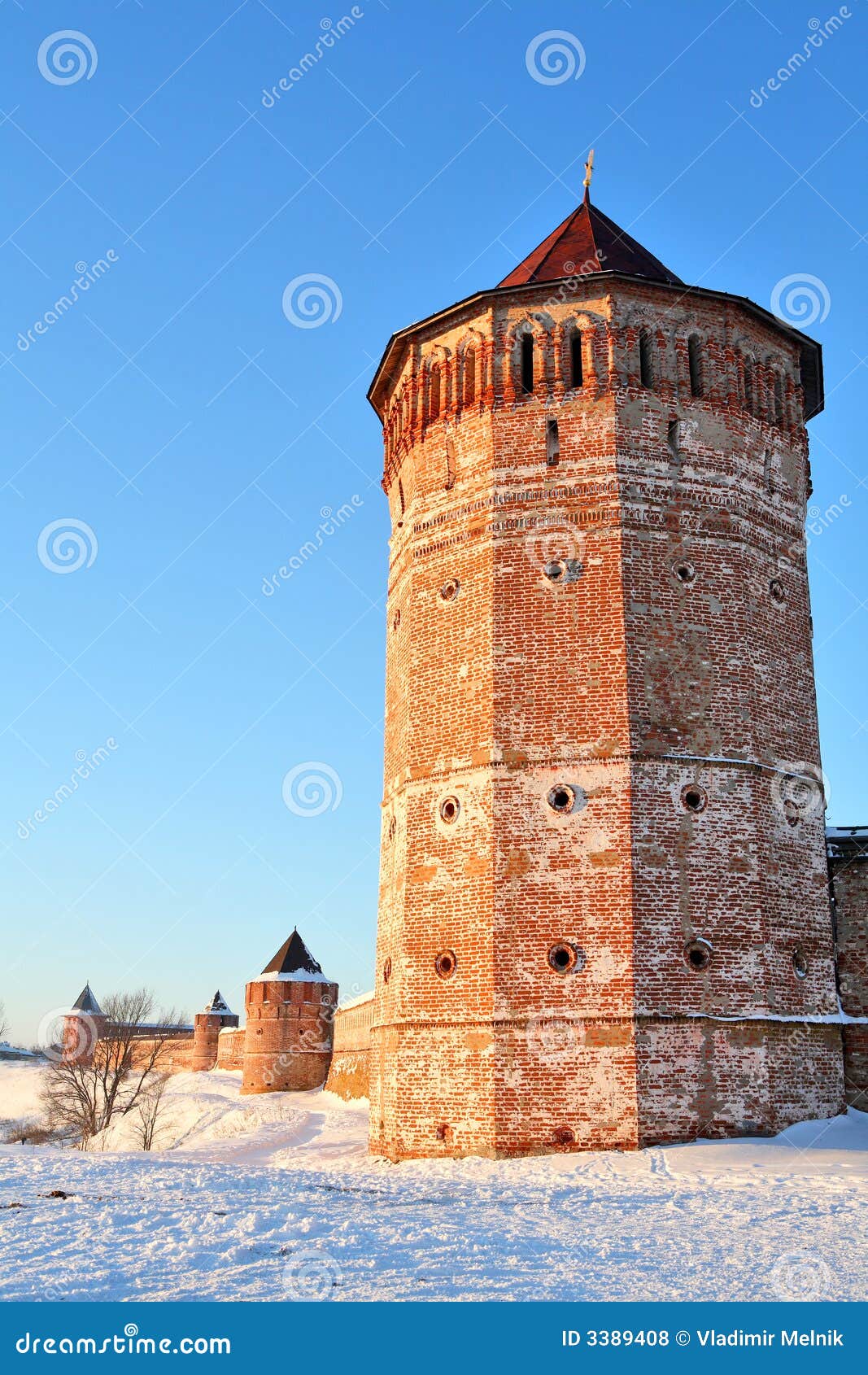 Monastery-fortress stock photo. Image of fort, mansion - 3389408
