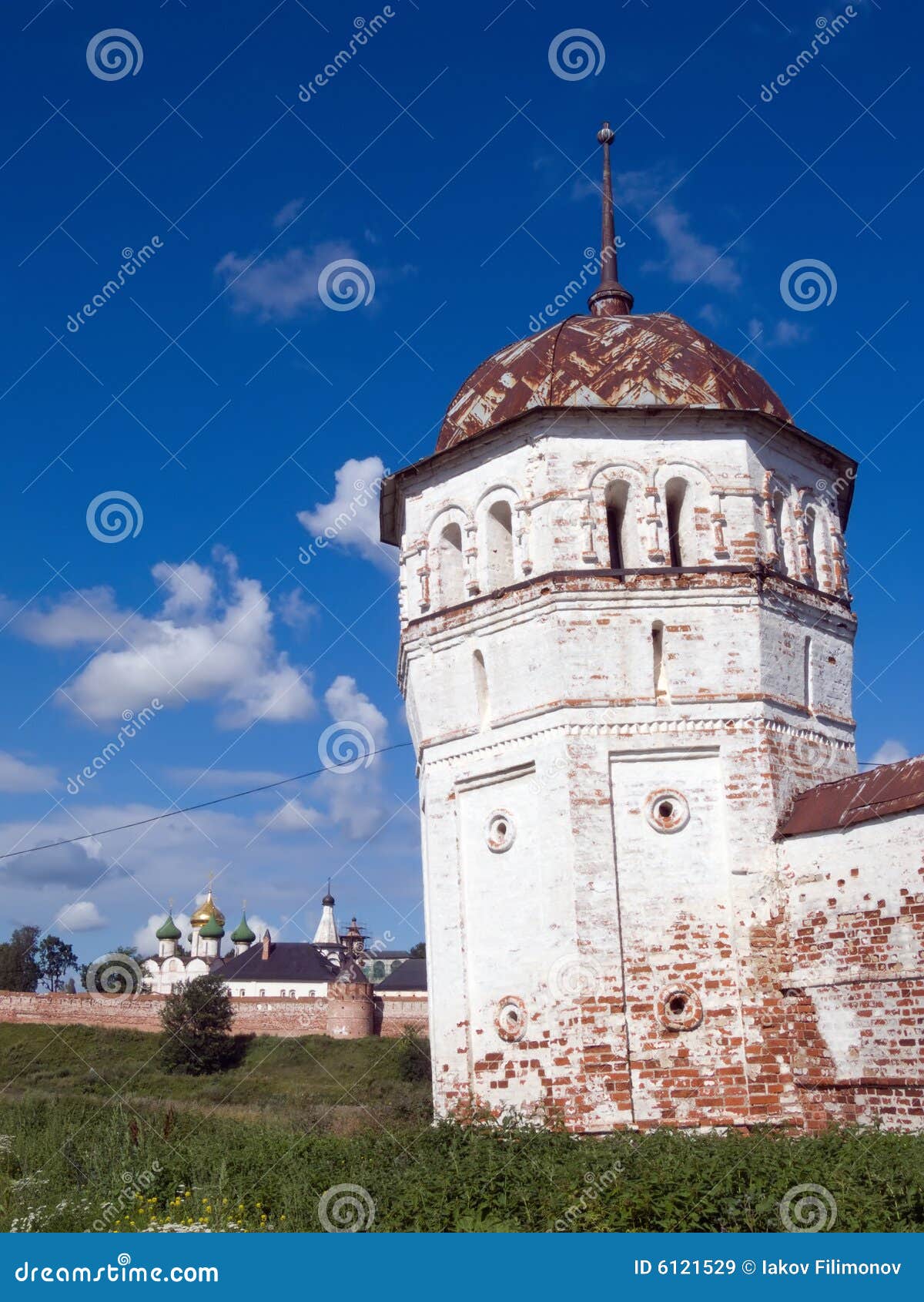 Monastery-fortress stock image. Image of monument, ancient - 6121529